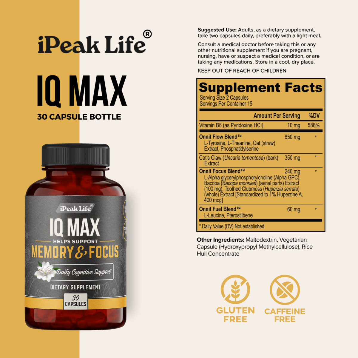 IQ MAX – iPeakLife