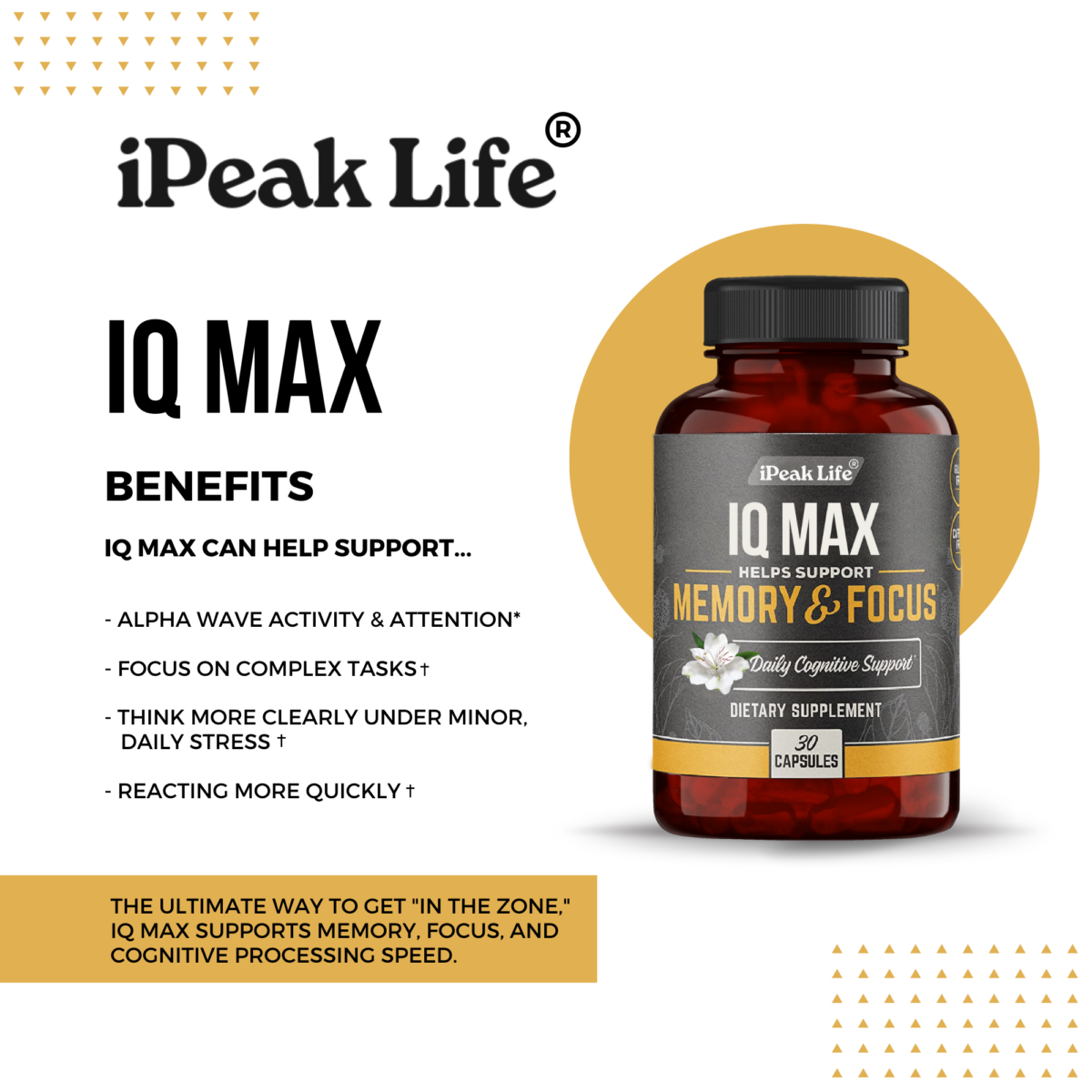 IQ MAX – iPeakLife